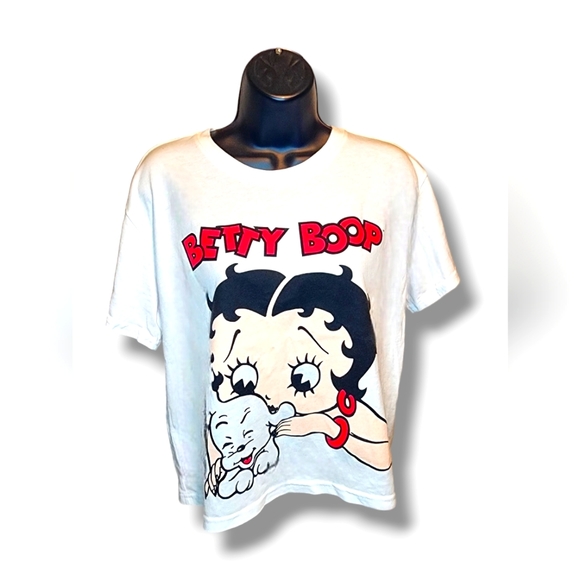 Betty Boop | Tops | Betty Boop Juniors Crop Tshirt | Poshmark